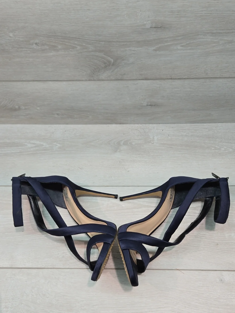 Vince Camuto | Shoes | Vince Camuto Womens Devinhara Navy Strappy High ...